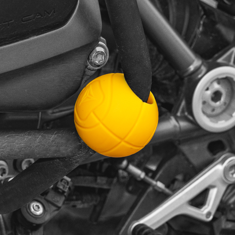 Motorcycle bumper protective block - MOTOWOLF