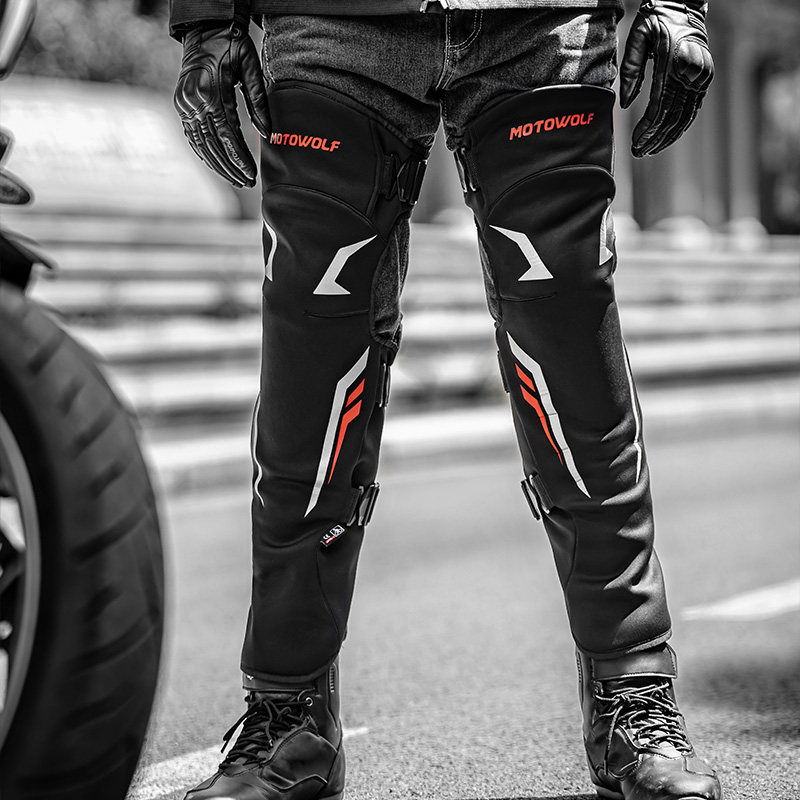 Protective knee pads for motorcycle riding KG2 - MOTOWOLF