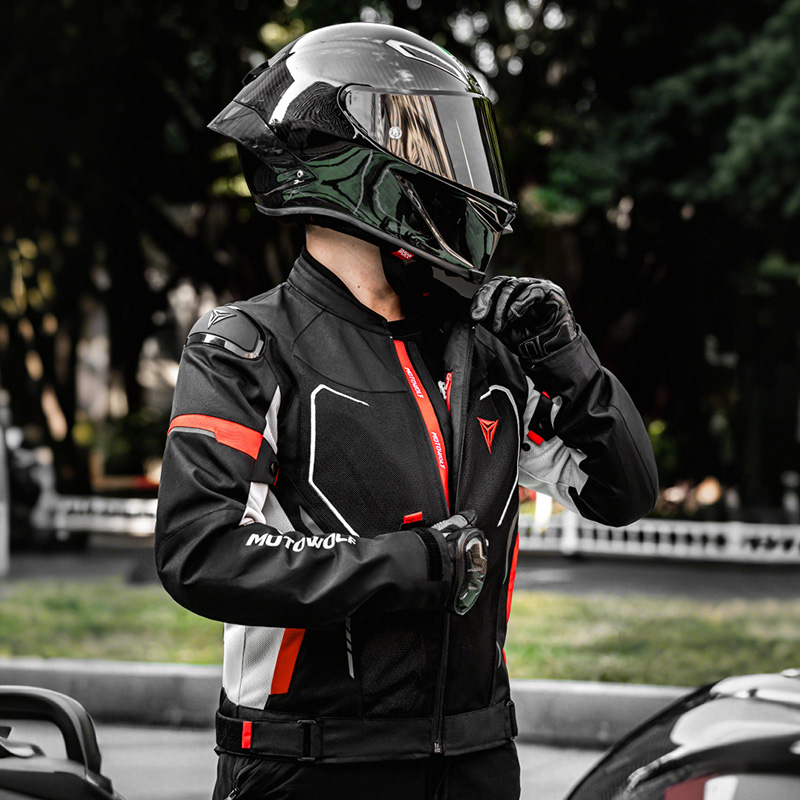 Motorcycle summer jacket JM4-B - MOTOWOLF