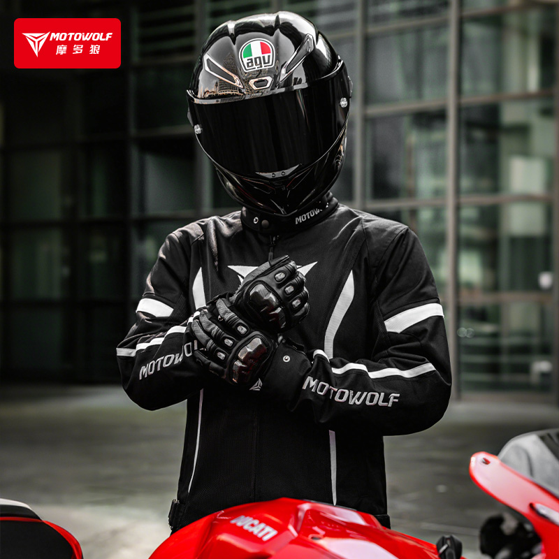 MOTOWOLF JM8-B Summer Racing Jacket - MOTOWOLF